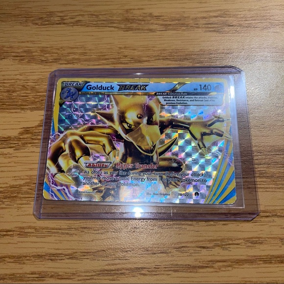 Pokemon | Accessories | Pokemon Golduck Break 8122 Card 216used | Poshmark